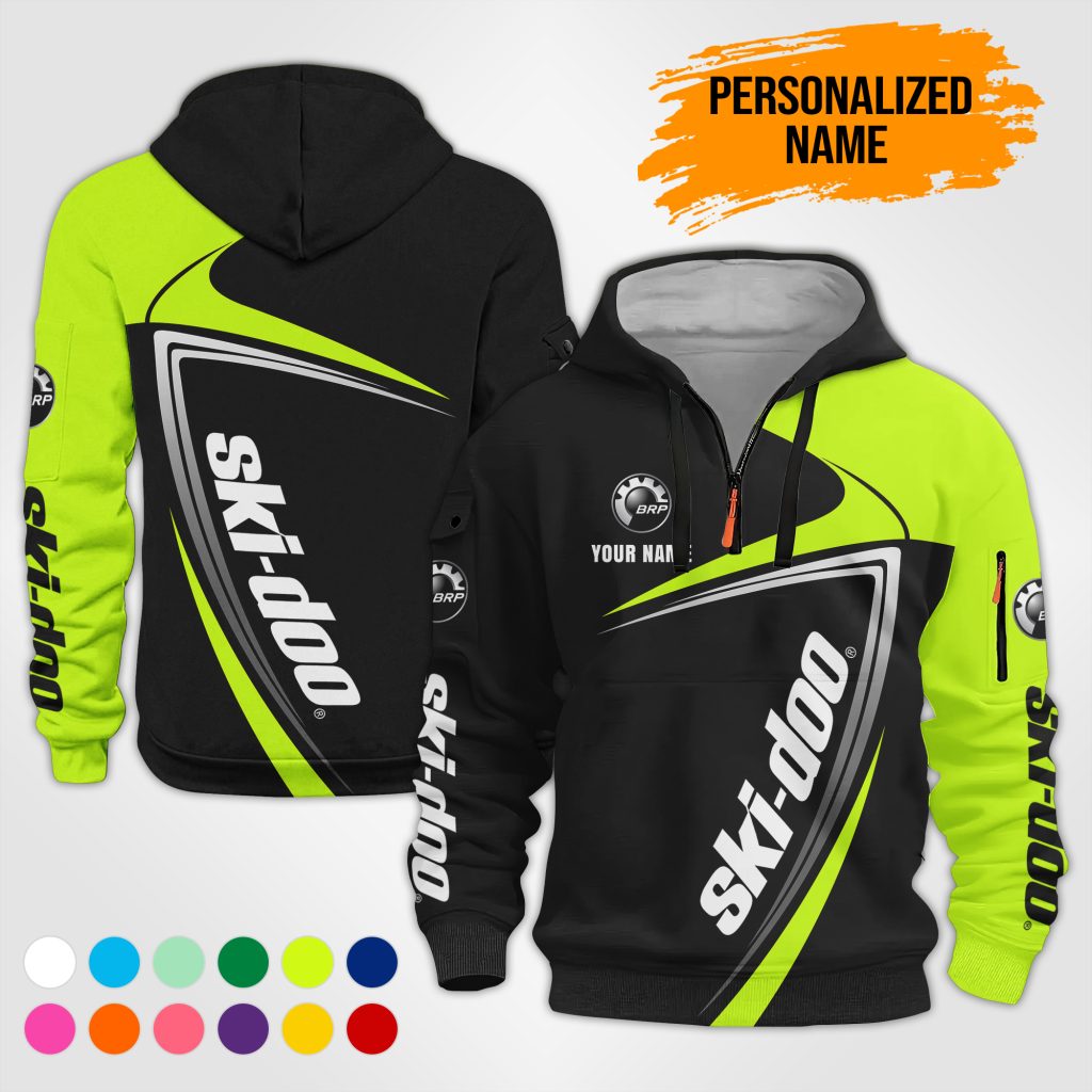 Personalized Name Snowmobile 3D Quarter Zip Hoodie PU424 – ChikePOD